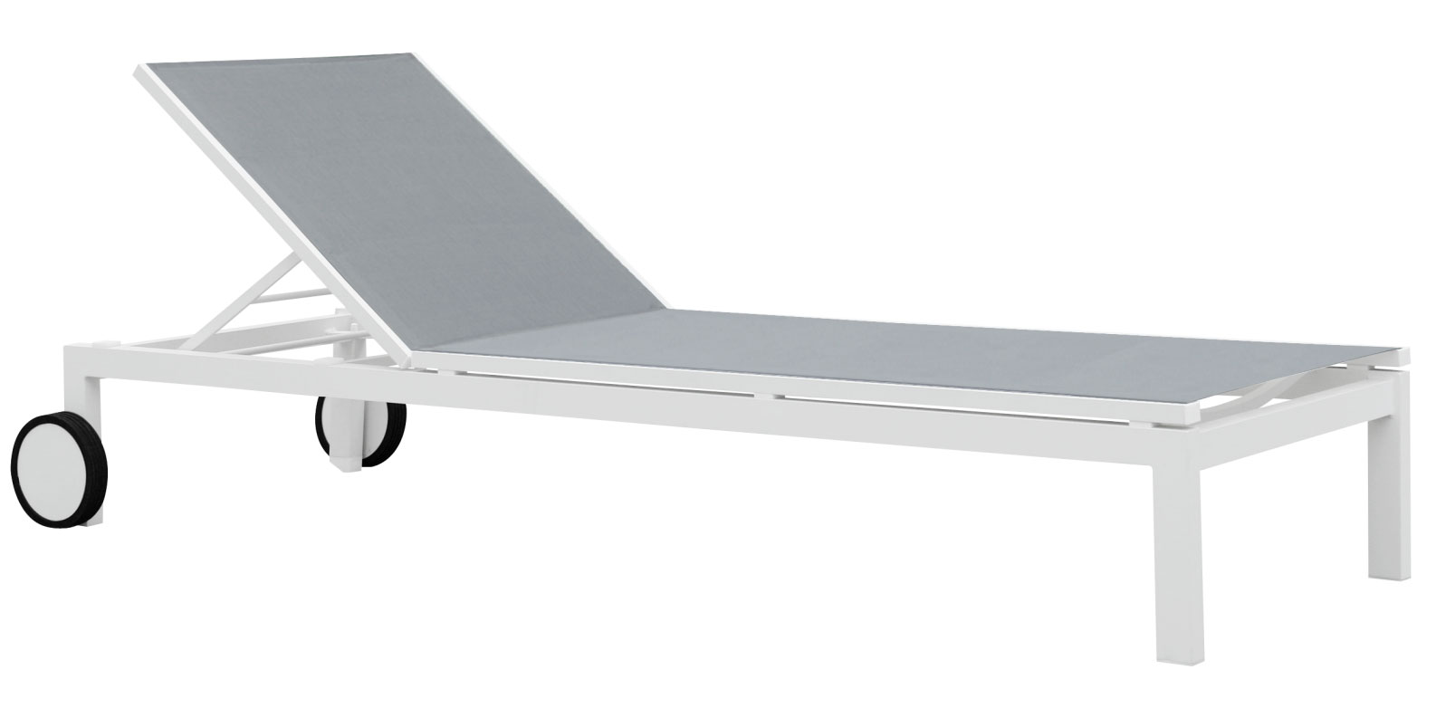 Jupiter Sunlounger - White - Southport Outdoor Living